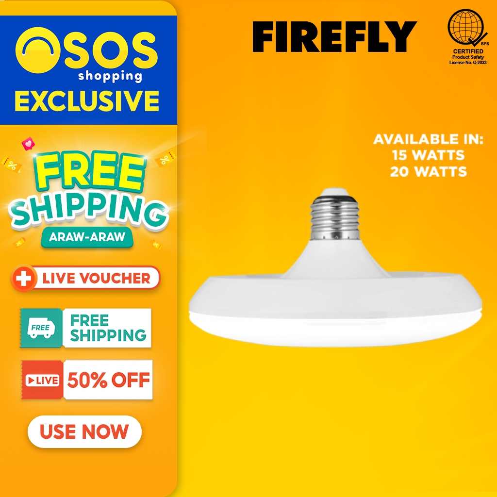 Firefly Super Bright Energy Saving LED Bulb LED Light UFO Ceiling Lamp ...