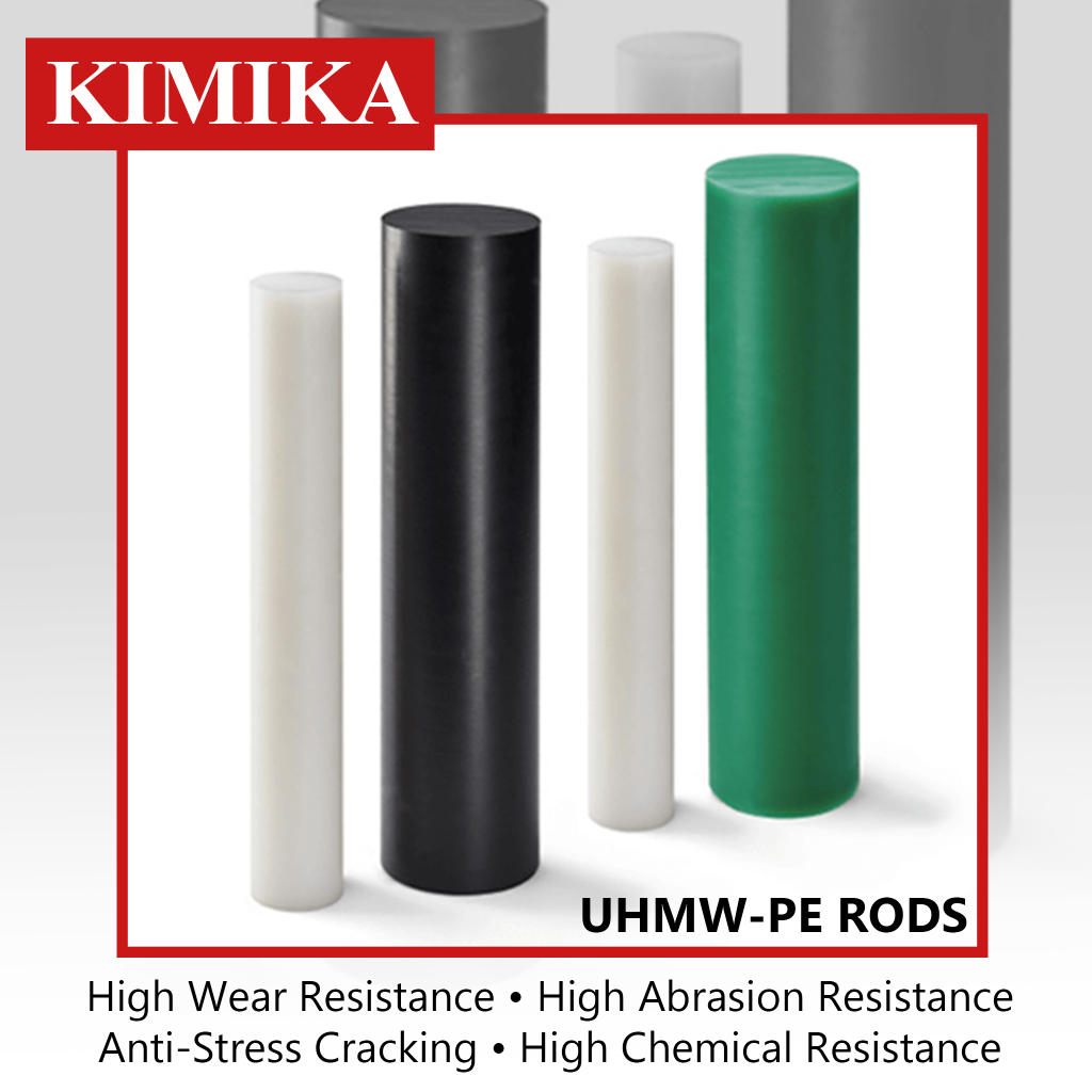 75mm diameter x 1 meter UHMWPE Rod White Engineering Plastic UHMW-PE ...