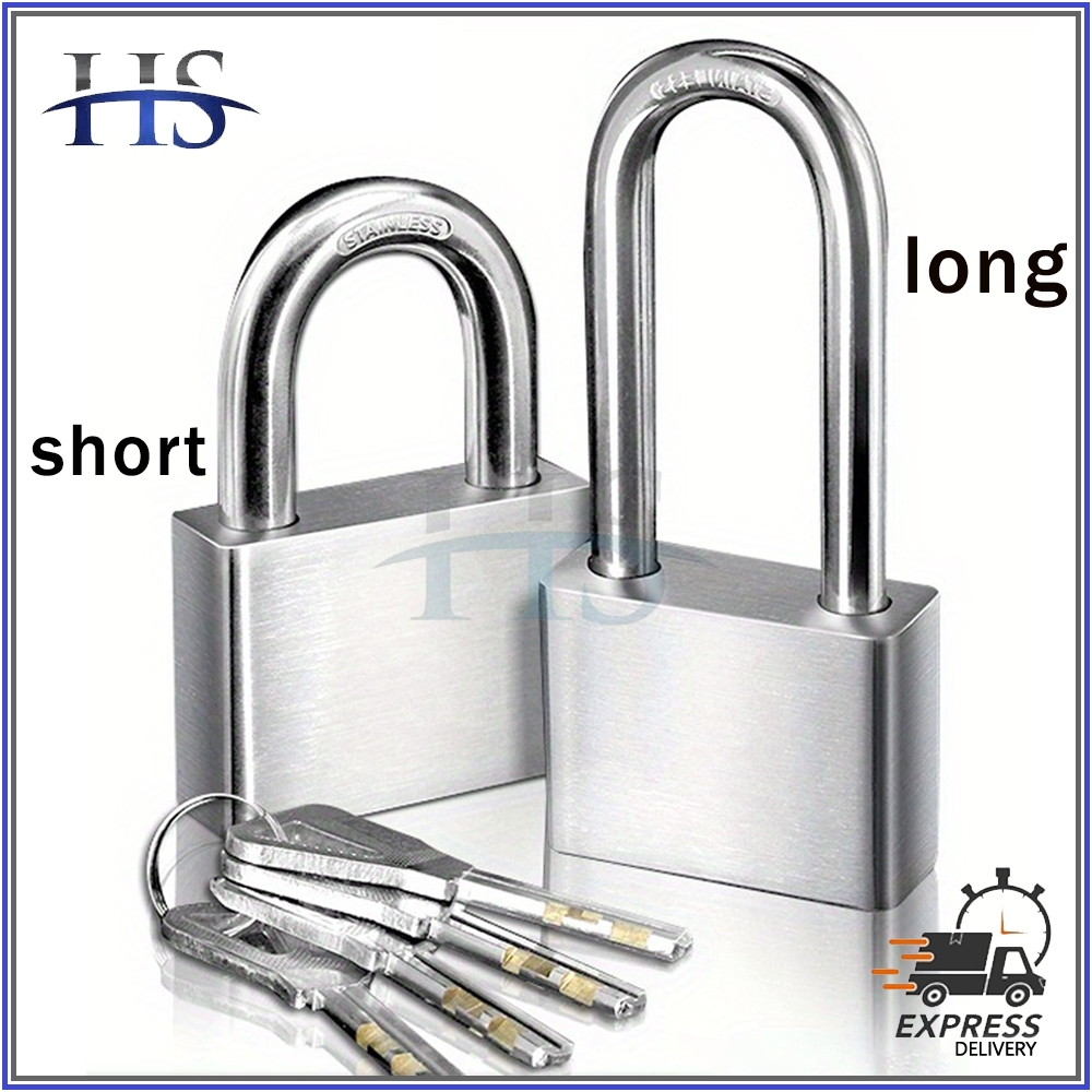 Padlock For Gate Heavy Duty Door Stainless Weatherproof（30mm,40mm, 50mm ...