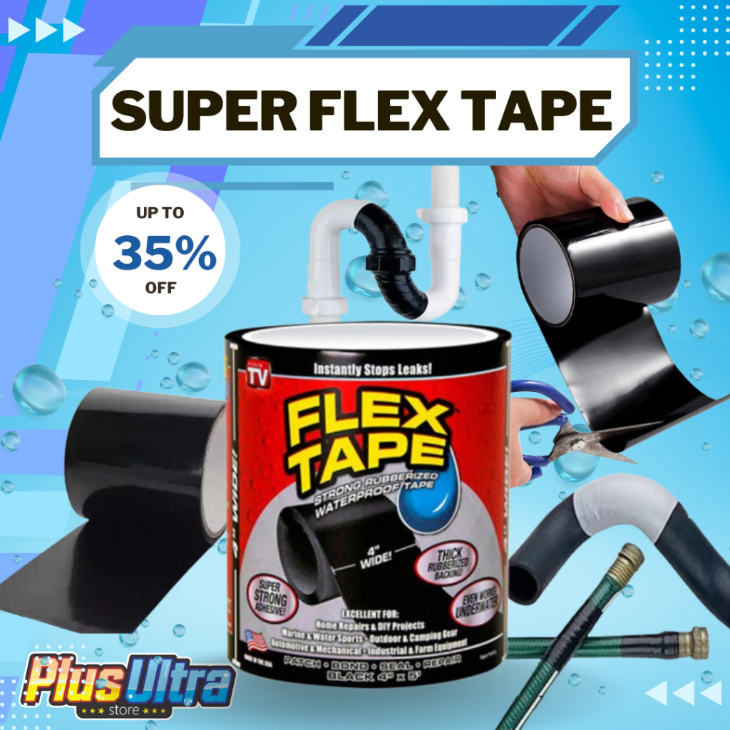 Original Flex Tape The Ultimate Waterproof Seal & Repair Solution - Fix ...