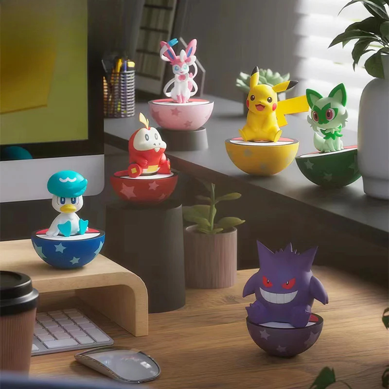 Langbowang: Pokémon Series Sitting Tumbler Ornaments display Pikachu ...