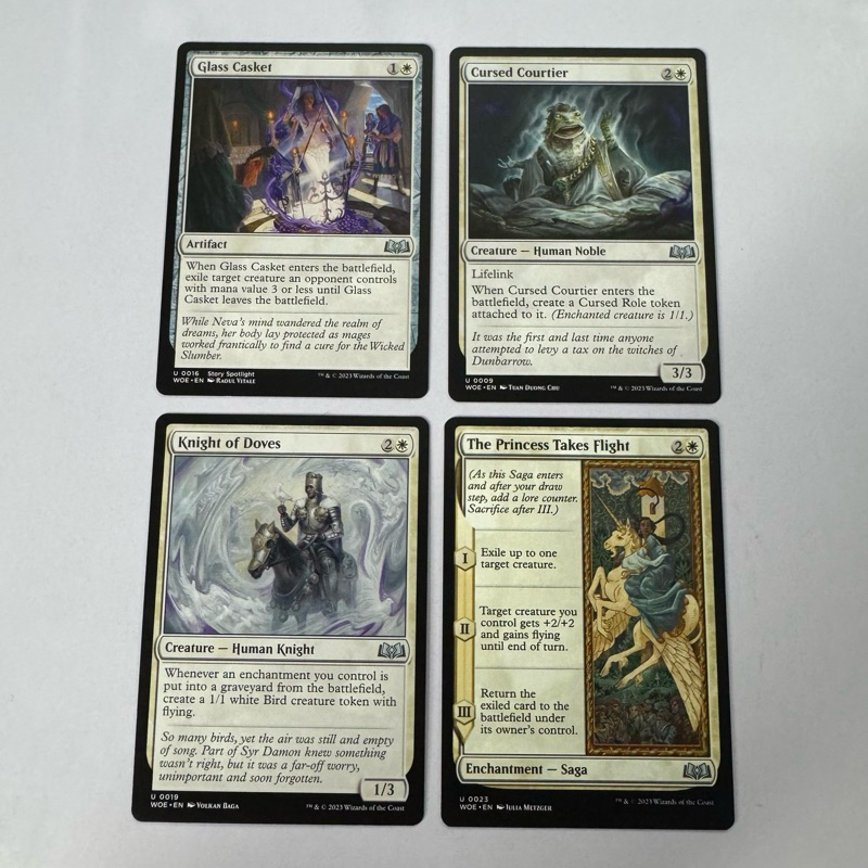 GLASS CASKET CURSED COURTIER KNIGHT OF DOVES THE PRINCESS TAKES FLIGHT ...