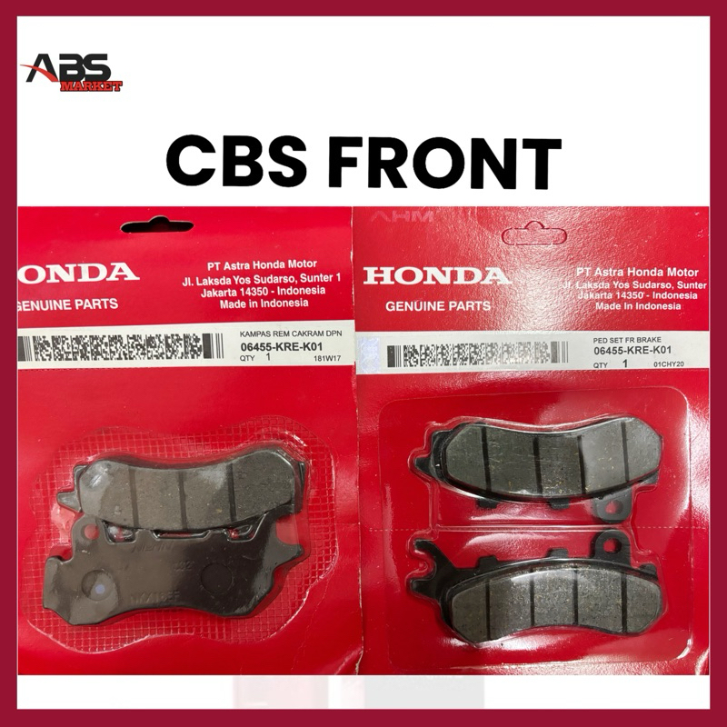BRAKE PAD ADV 150 PCX 150 FRONT 06455-KRE-K01 | Shopee Philippines