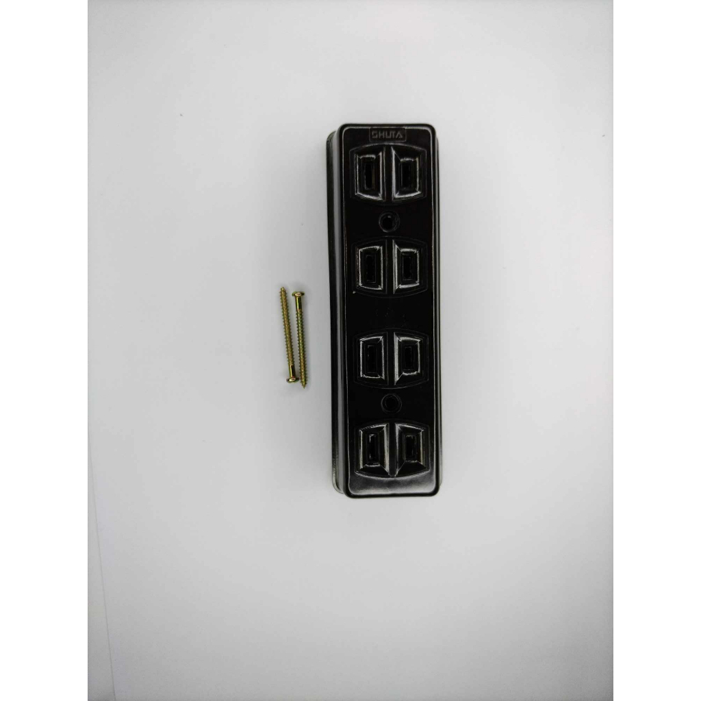 STE-Y020 FLAT PIN SURFACE OUTLET FOR EXTENSION (4GANG) | Shopee Philippines