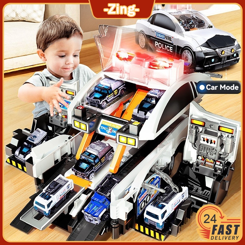 Extra Large Children's Track Car Large Transforming Engineering Vehicle ...
