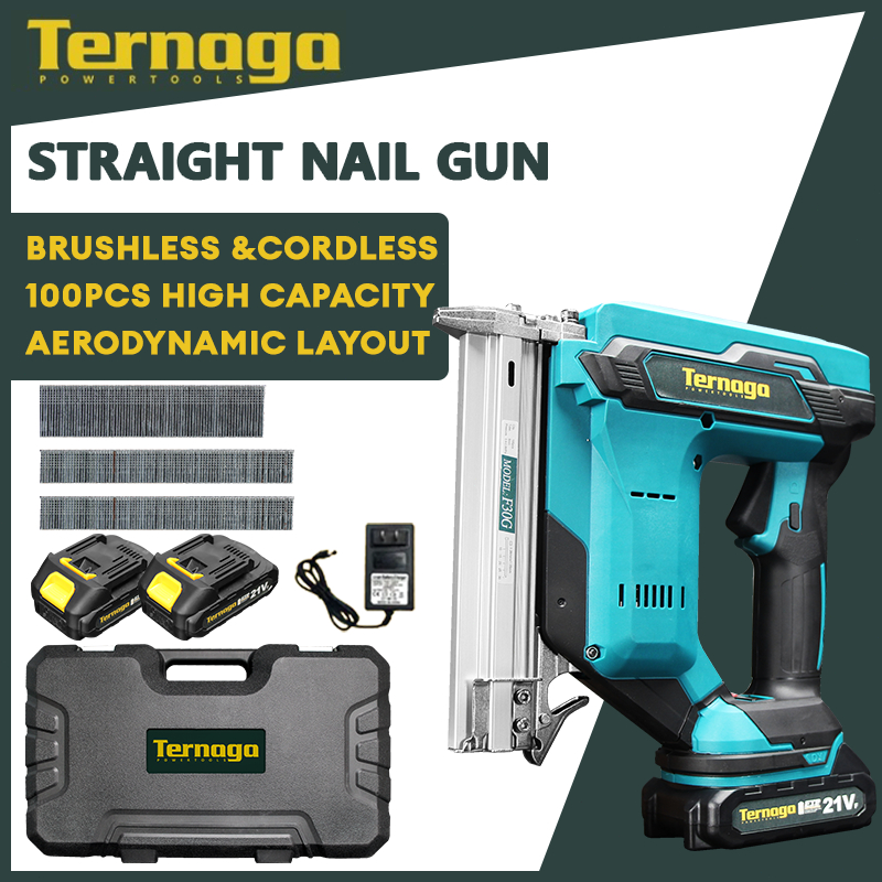 Ternaga TCNG01 Cordless Straight Nail Gun Electric Nailer Gun 10-30mm ...