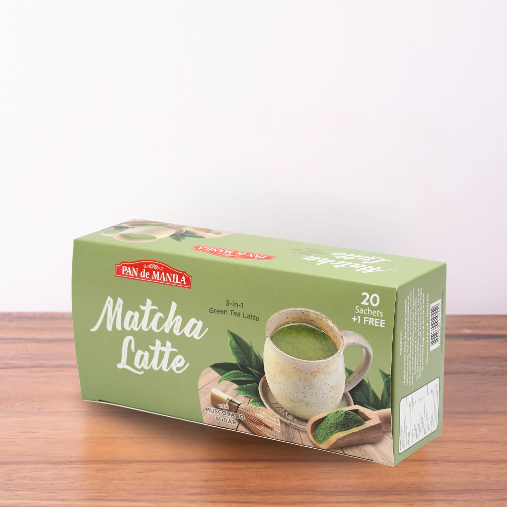 Pan de Manila Matcha Latte Box of 21 sachets | Shopee Philippines