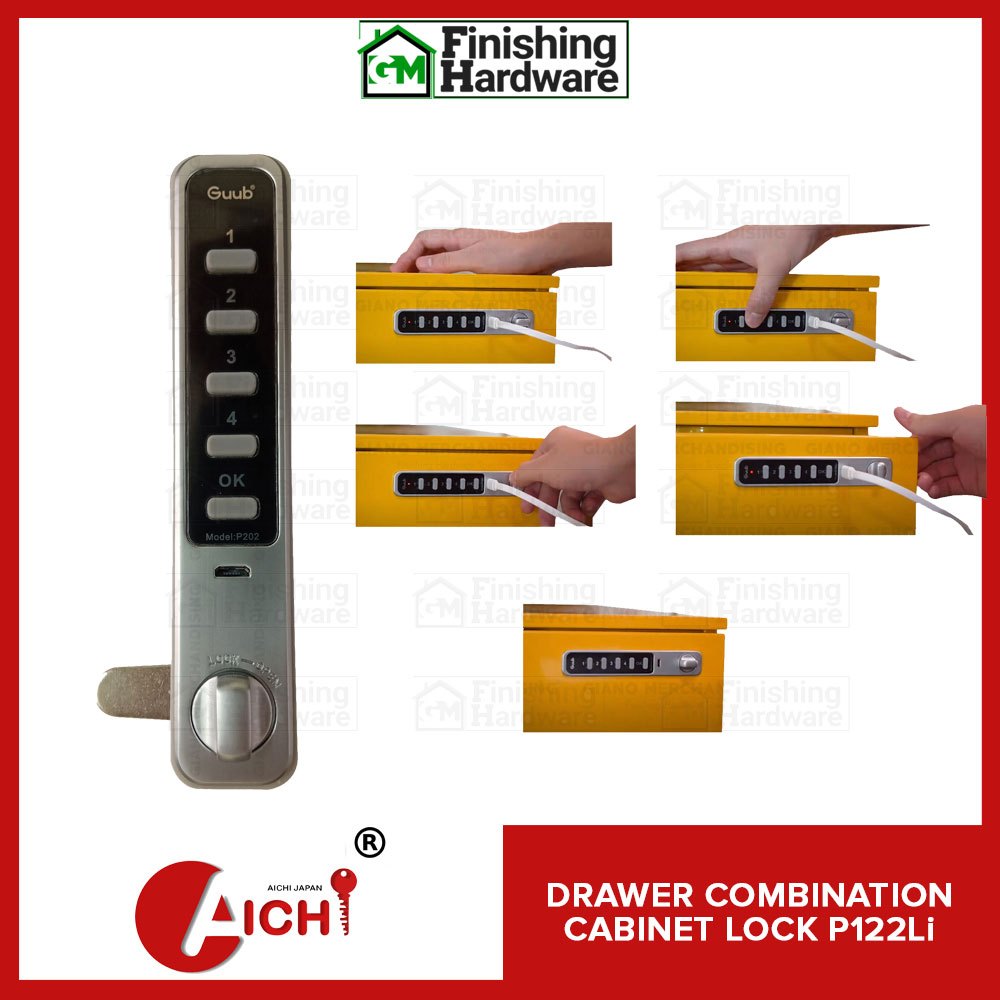 Combination Cabinet Lock P122Li- GM Finishing Hardware (Official Seller ...