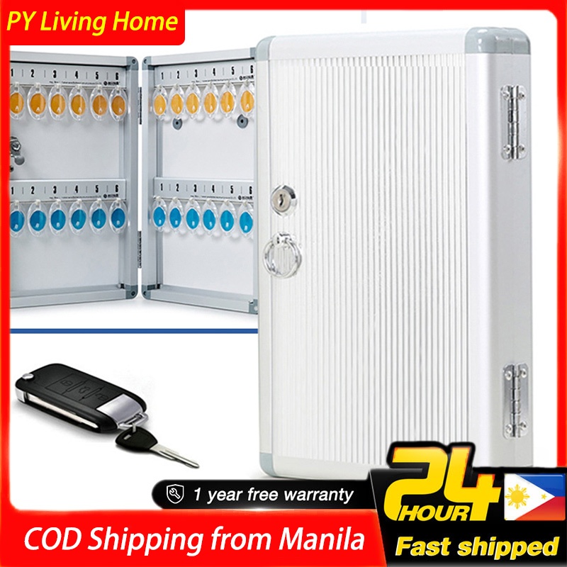 Key Box Organizer 24 Keys Capacity Key Box Wall Mounted Key Cabinet ...
