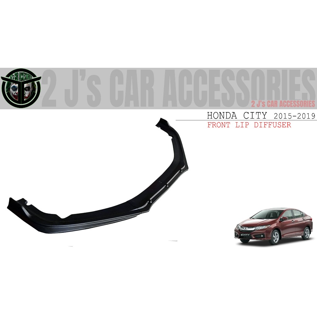 HONDA CITY 2014 TO 2019 FRONT LIP DIFFUSER / FRONT DIFFUSER / 3PCS ...