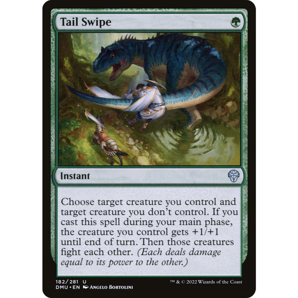 Tail Swipe | [SINGLE][DMU/182_NON-FOIL] - Magic: the Gathering | Shopee ...