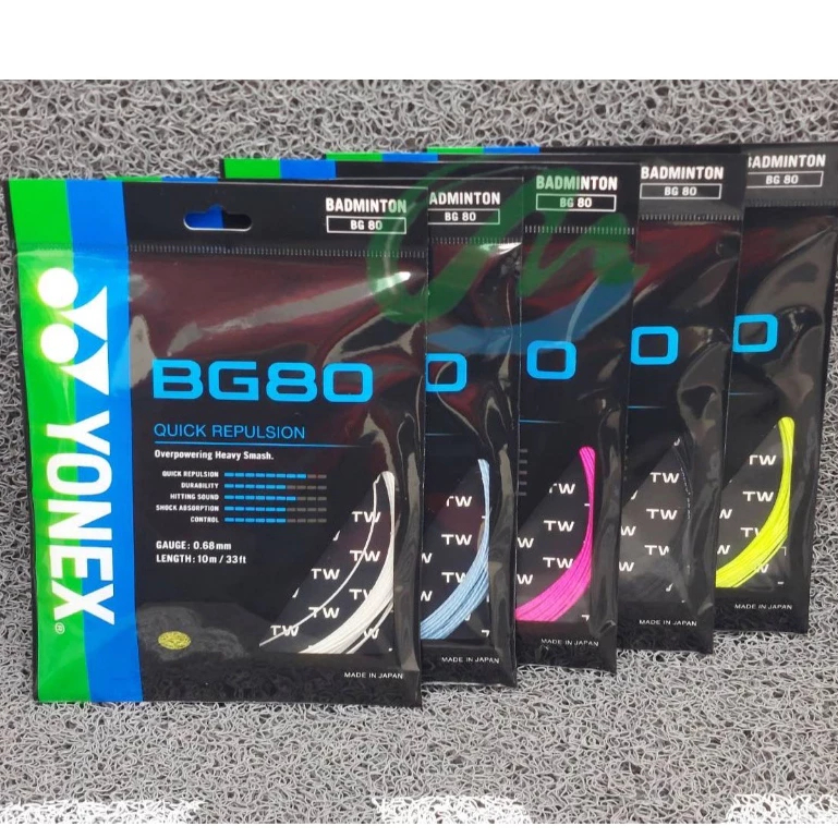 YONEX BG80 BADMINTON STRING TW Code Taiwan Version Made in Japan ...