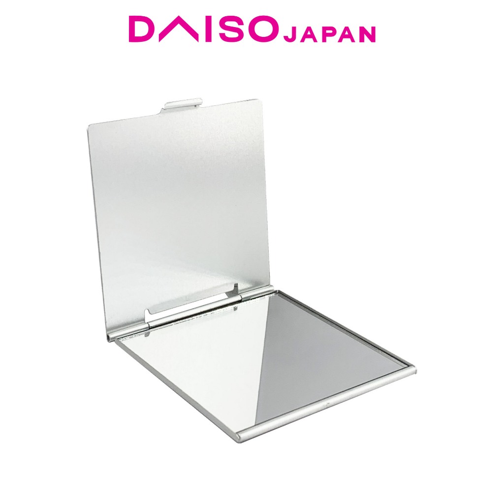 Daiso Aluminum Compact Mirror (Square) | Shopee Philippines