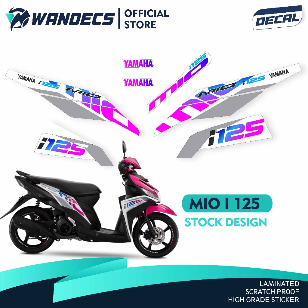 FREE winker Mio i 125 Decals , Stock Decal Sticker for mio i 125 Design ...
