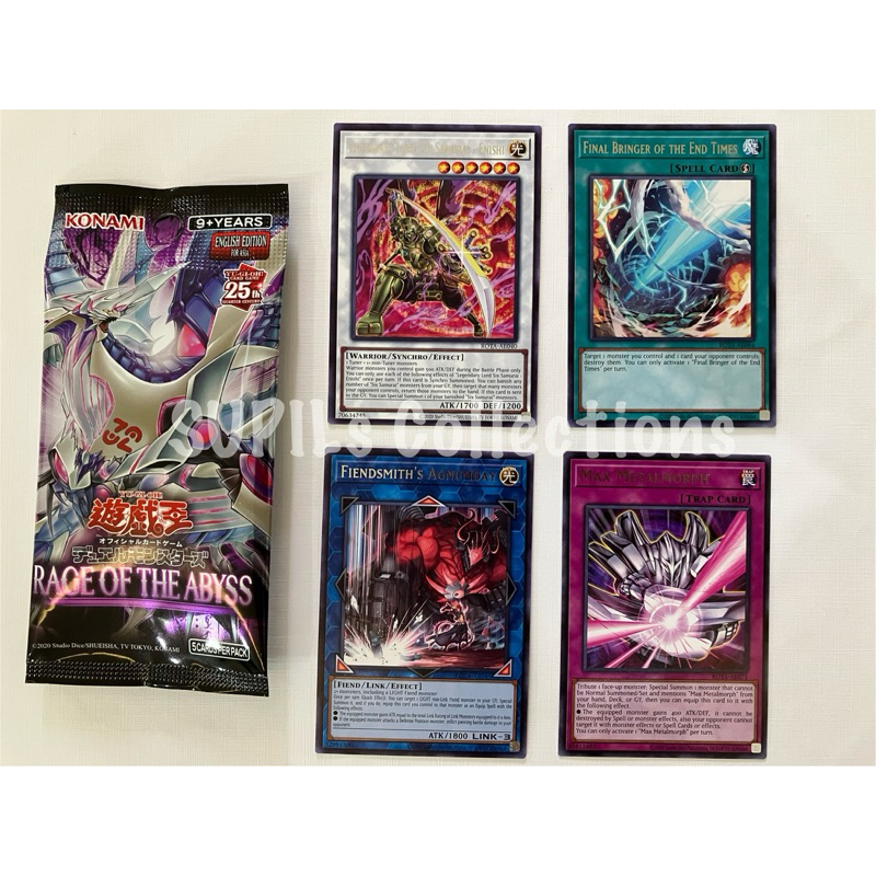 YuGiOh! OCG AE Rage of the Abyss ROTA (R) (Singles) | Shopee Philippines