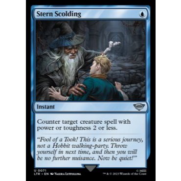 Stern Scolding - Universes Beyond: The Lord of the Rings: Tales of ...