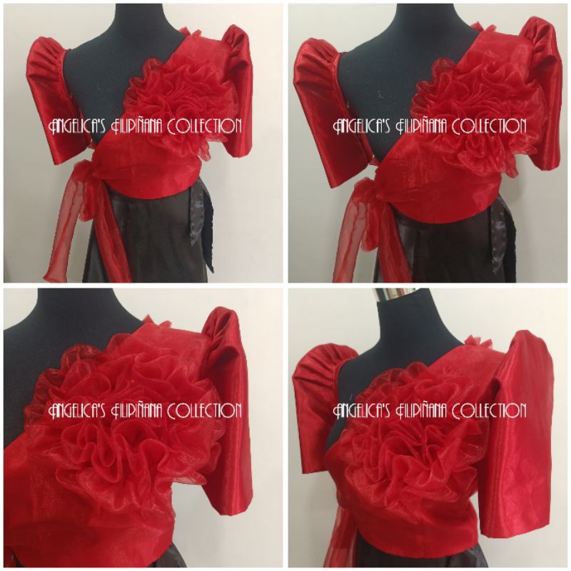 Modern filipiniana bolero venus Cut | Shopee Philippines