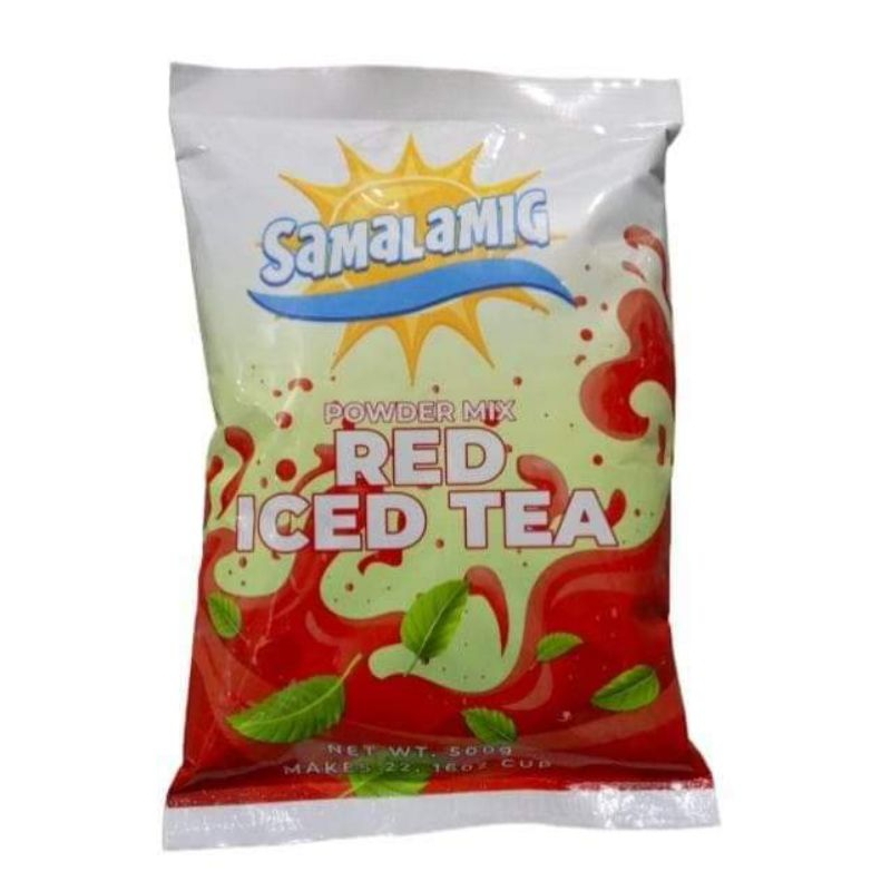 SAMALAMIG POWDER MIX RED ICED TEA FLAVOR 1/2 KILO | Shopee Philippines
