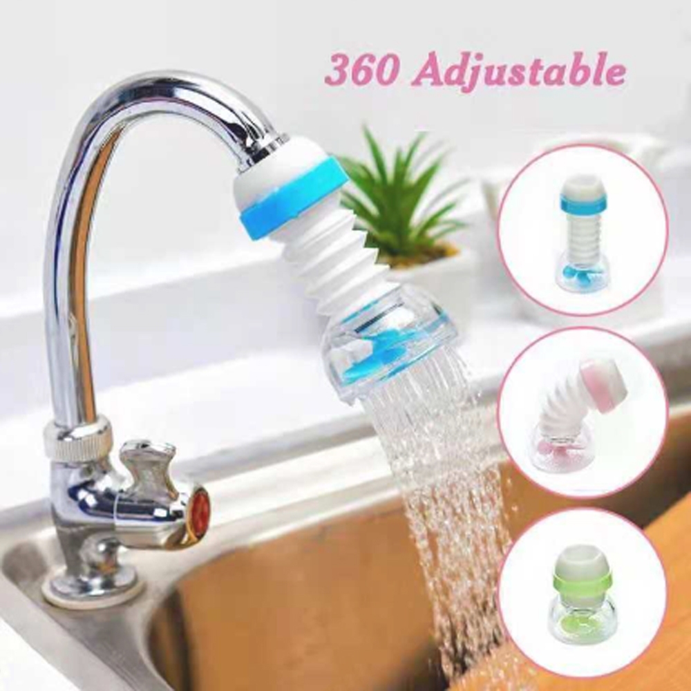 Faucet plastic filter adjustable extended faucet 360-degree folding ...
