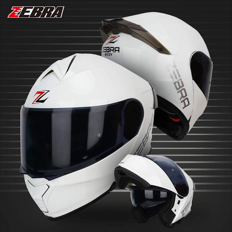 Zebra A113 RITZY Modular Helmet Dual Visor Motorcycle For Man And Women ...