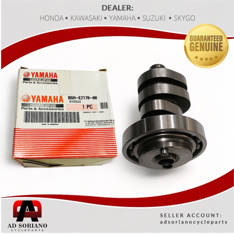 NMAX V2 AEROX V2 CAMSHAFT ASSY B6H-E2170-00 GENUINE | Shopee Philippines