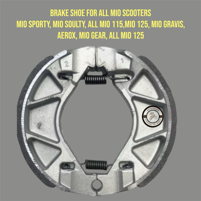 BREAK SHOE MIO125, AEROX, MIO SPORTY, MIO SOULTY,MIO GEAR, MIO GRAVIS ...