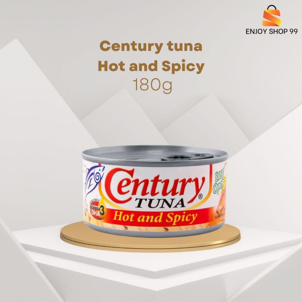 Century Tuna Hot and Spicy Canned Food 180g good for tuna salad,snack ...