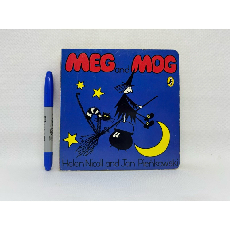 Meg & Mog by Helen Nicoll and Jan Pieńkowski (Board Book) | Shopee ...