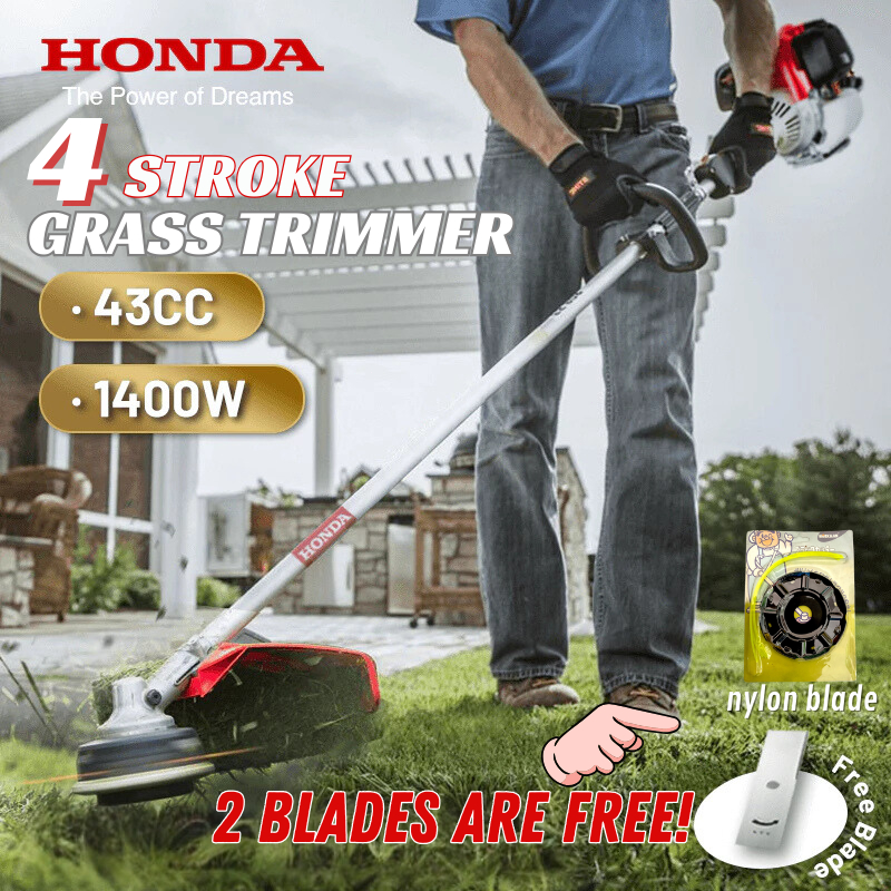 【COD】Japan HONDA 4 Stroke Grass Cutter Gasoline 42CC Portable Trimmer Garden Tool Brush GX35 ...