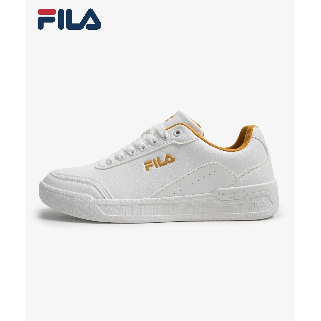 FILA Womens Heritage Amato LS White/Gold | Shopee Philippines