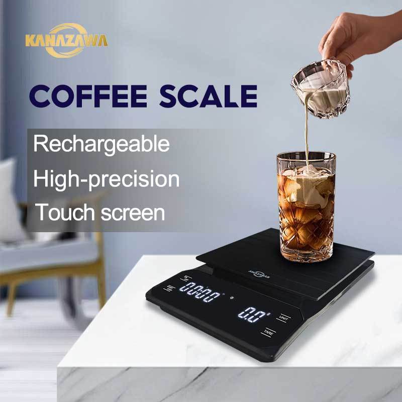 KANAZAWA Kitchen Digital Coffee Scale Touch Screen With Insulation Pad ...