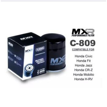 MXR OIL FILTER C-809 FOR Honda Civic Honda Fit Honda Jazz Honda CR-Z Honda Mobilio Honda H-RV ...