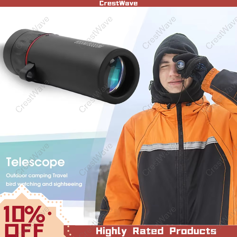 CrestWave Long Range Night Vision Telescope High Power Waterproof Outdoor 30×25HD Camera ...