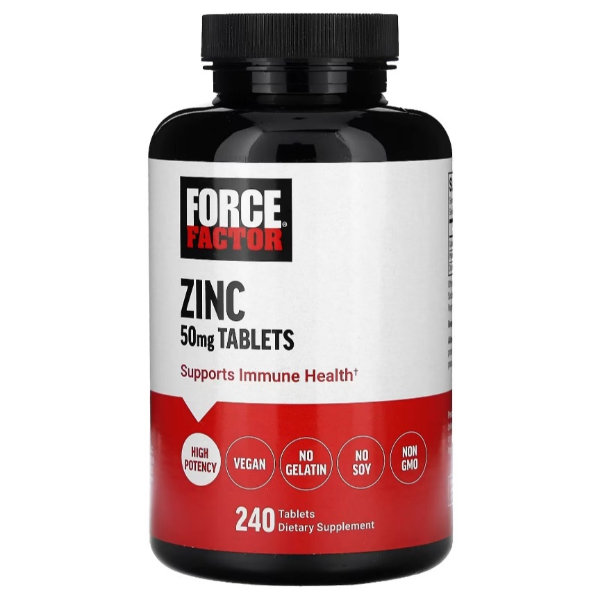 Force Factor, Zinc, 50 mg, 240 Tablets | Shopee Philippines