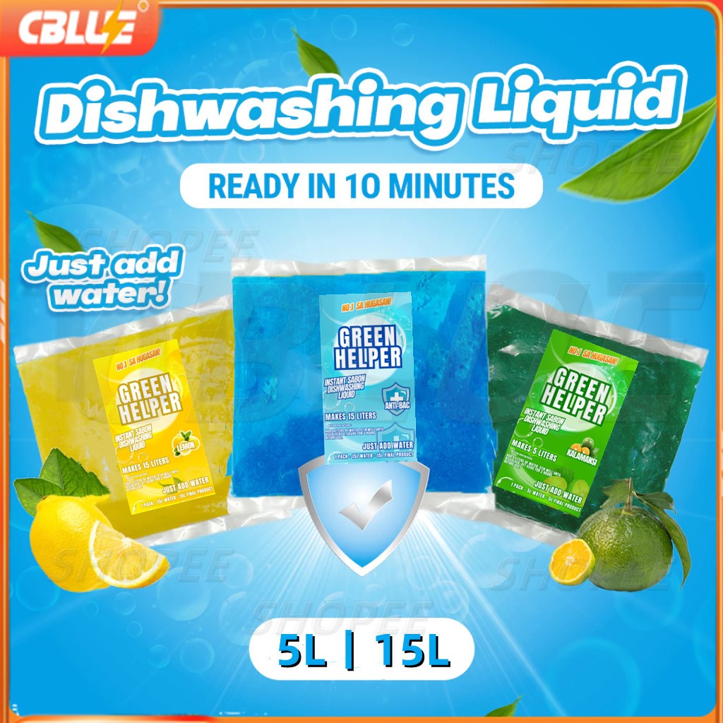 CBLUE DIY Dishwashing Liquid Kit 2/3/5/15L Readymix Easy Soap Negosyo ...