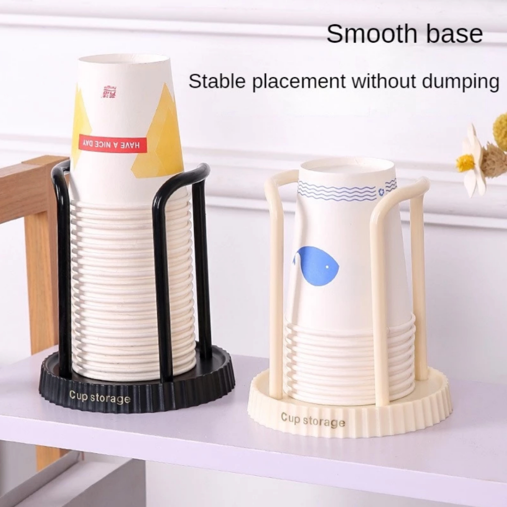 Paper Cup Holder Dispenser Multifunctional Desktop Coffee Milk Tea Cup ...