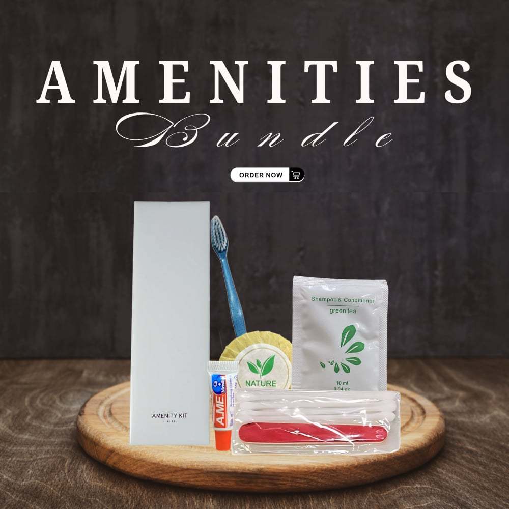 Subic Hotel Essential Eco Friendly Guest Amenity Kit in Box Packaging ...