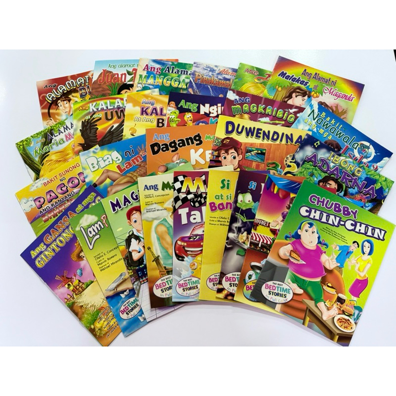 Story Book Colored Small ( Tagalog ) (24pages) | Shopee Philippines