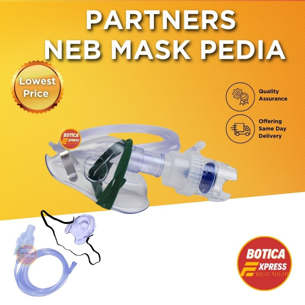 PARTNERS Nebulizer Kit with Mask Pedia ( 1 pc ) | Shopee Philippines