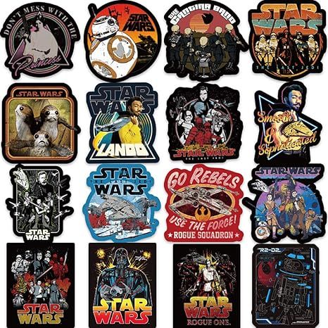 50pcs Star Wars Sticker Pack Waterproof, Scratchproof | Shopee Philippines