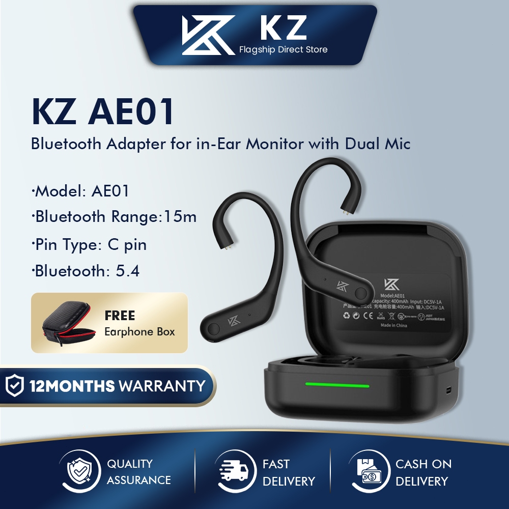 KZ AE01 IEM Bluetooth Adapter,Wireless Bluetooth Earphone Module,Newly ...