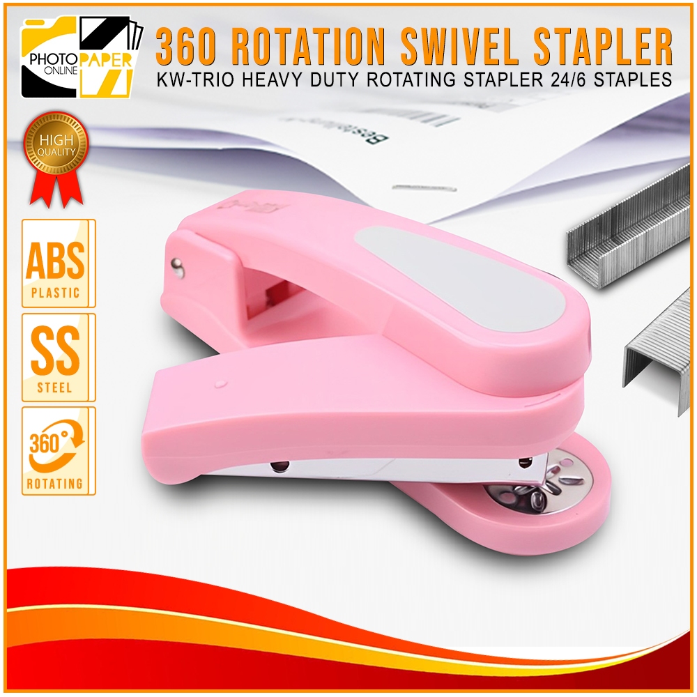 KW-Trio 360 Stapler Rotation Swivel Stapler | 24/6 Staples Heavy Duty ...