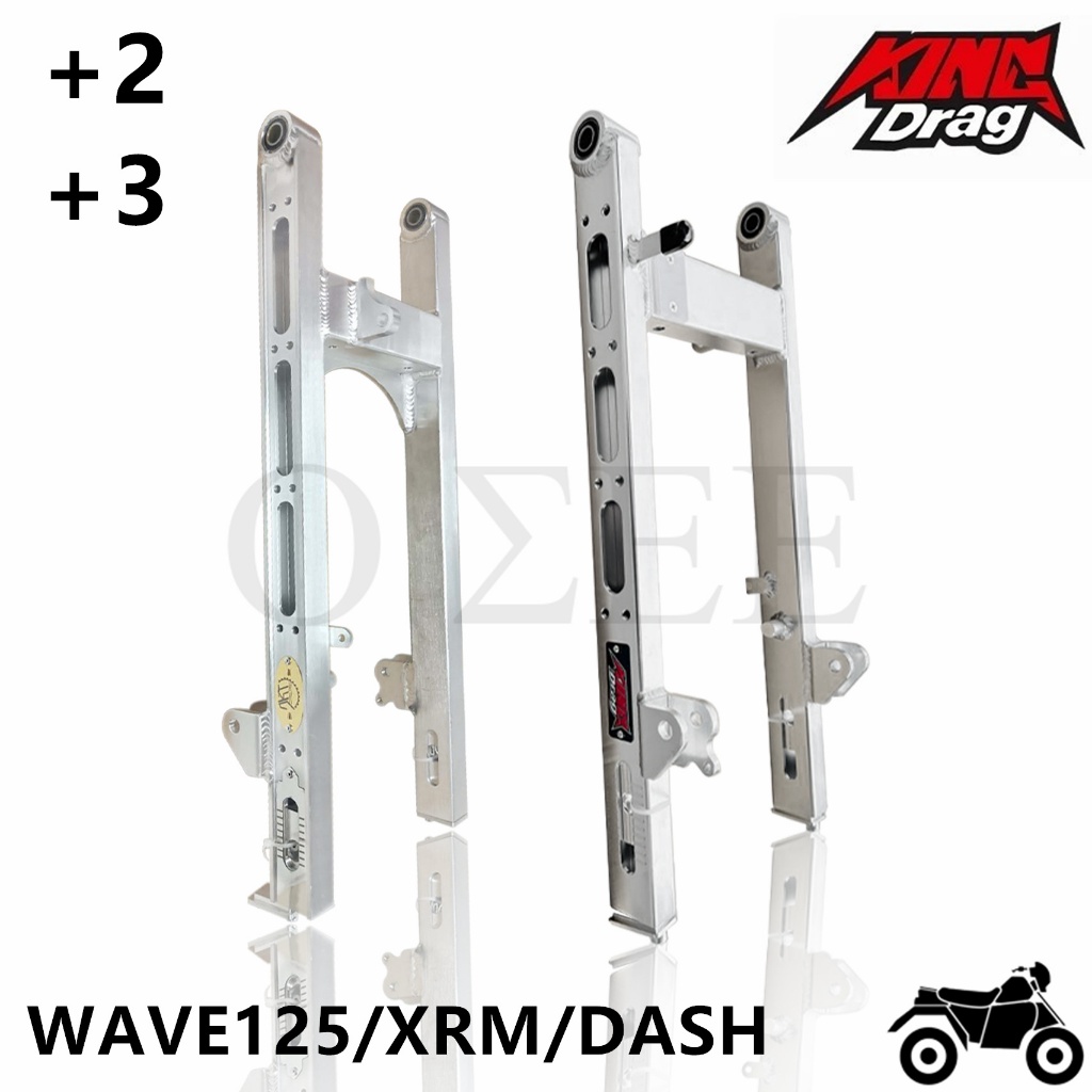 DKT/KING DRAG Swing Arm +2 +3 Rs125, Smash, xrm110/125, wave 125, wave ...
