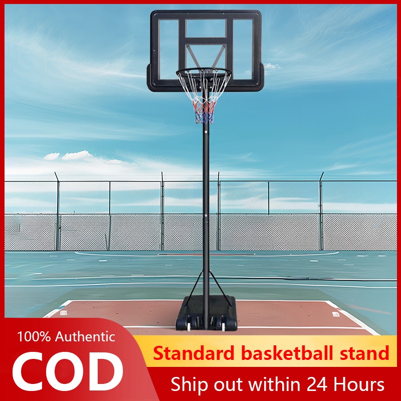 Basketball hoop with stand outdoor movable indoor lifting basketball ...