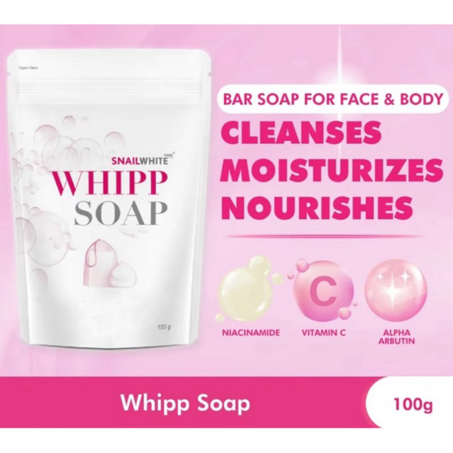 THAILAND NAMULIFE SNAILWHITE WHIPP SOAP 100g and WHITE SOAP 50g ONHAND ...