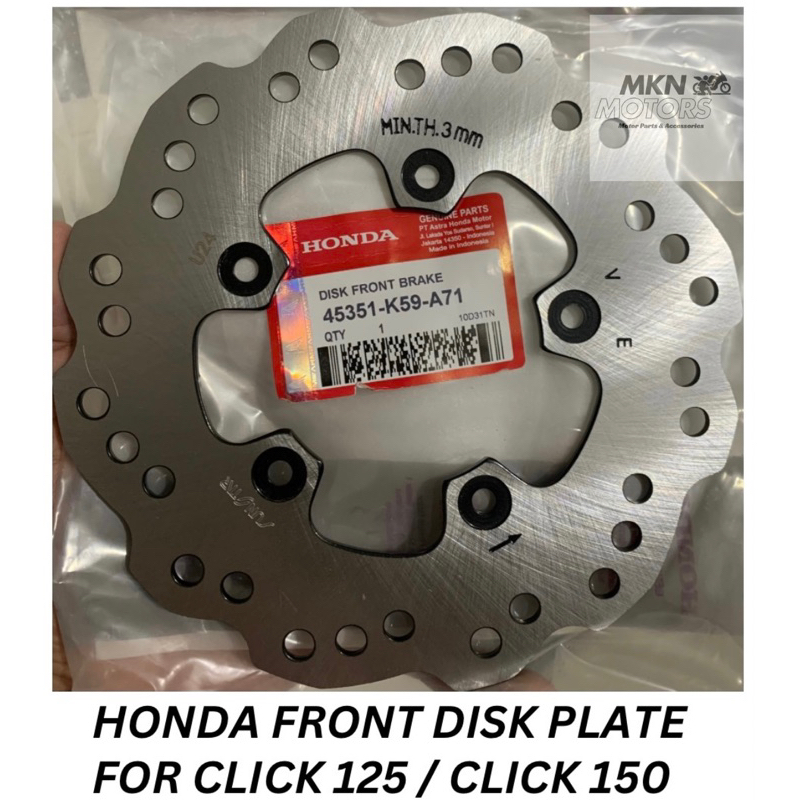 Honda Click 125 / Click 150 Front Disk Brake | Shopee Philippines