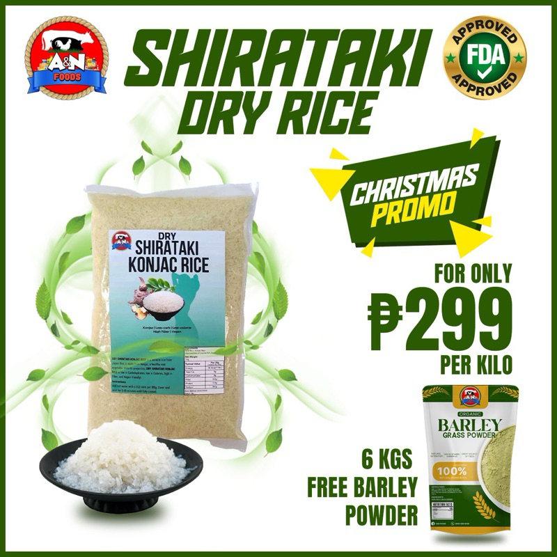 Dried Dry Shirataki Rice Konjac Keto Low Carb 1 Kilo Shopee Philippines