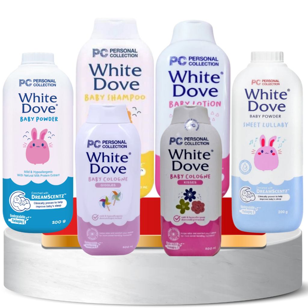 WHITE DOVE POWDER with DREAMSCENTZ AND COLOGNE KISSES,GIGGLES | Shopee ...