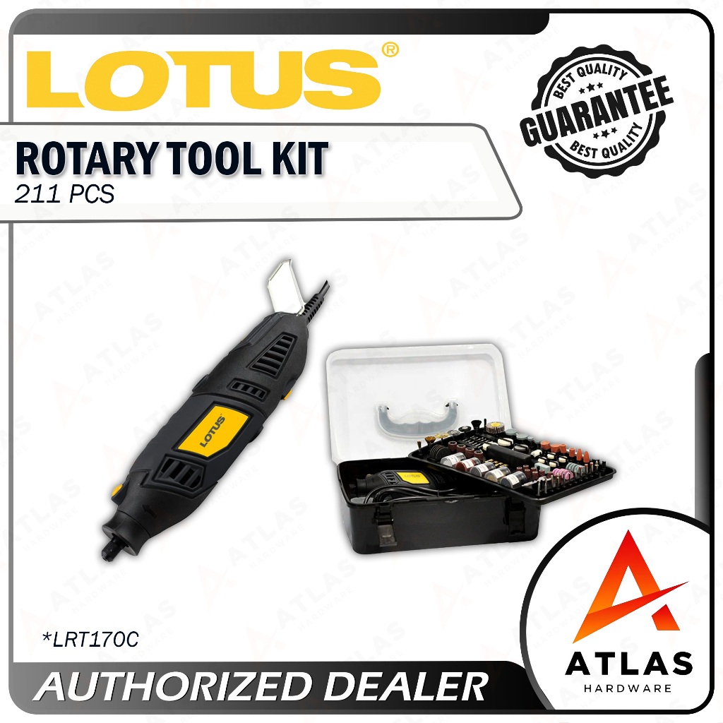 Lotus Rotary Tool Kit 211 PCS | Shopee Philippines