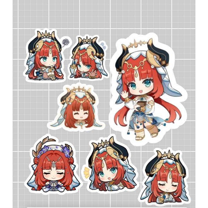 Genshin Impact Matte Waterproof Nilou Sticker | Shopee Philippines